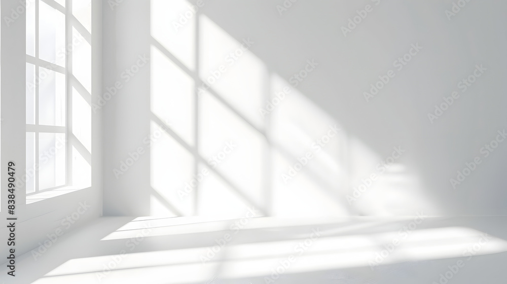 realistic and minimalist blurred natural light windows shadow overlay ...