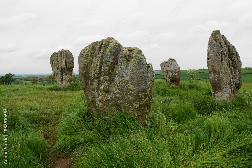 Duddu Five Stones in Northumberland, England, is a neolithic stone ...