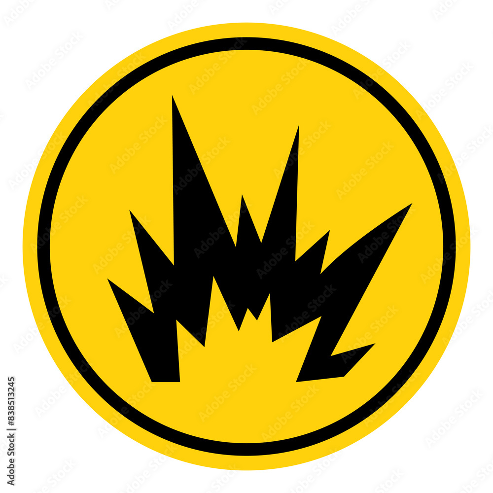 Arc Flash Hazard Symbol Sign, Vector Illustration, Isolate On White ...