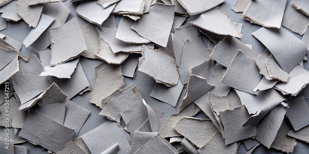 Grey torn paper pieces on background, torn, paper, pieces, isolated ...