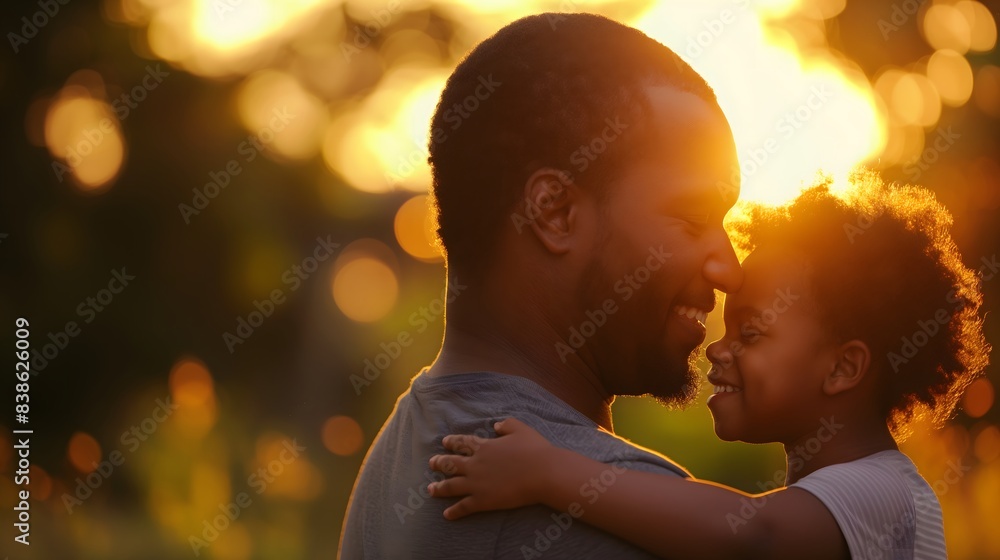 6. Imagine a heartwarming scene showcasing the diversity of father ...