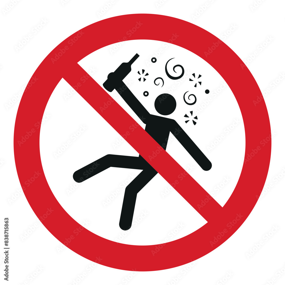 iso prohibition safety signs v2 not for people in the state of ...