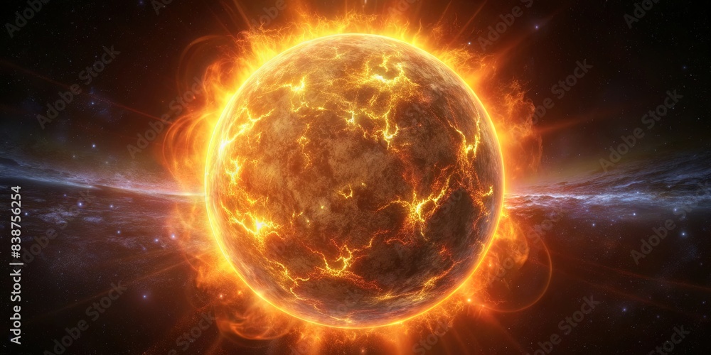 Time lapse animation of a solar flare radiation and plasma eruption ...