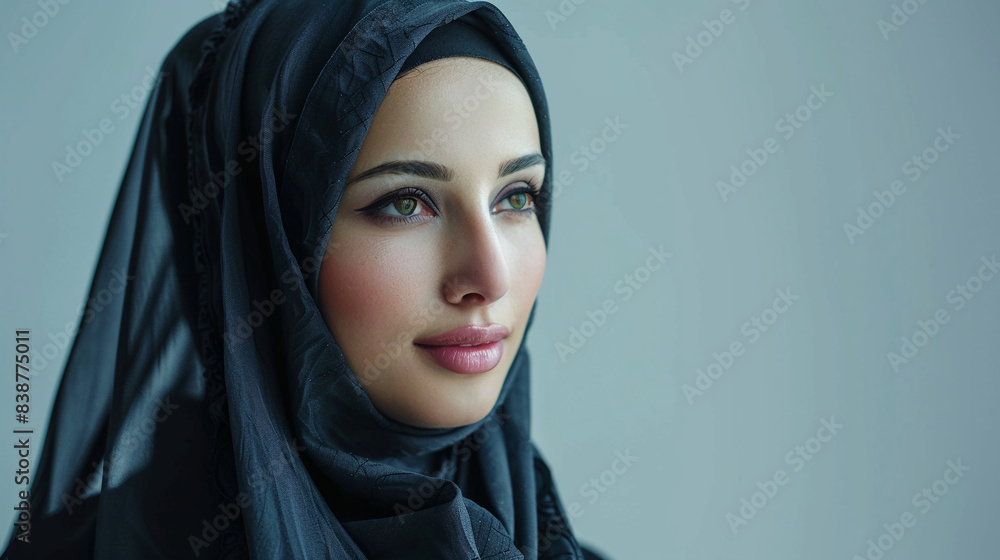 cute pretty 40-50 year smile posting exited Muslim woman covered in ...