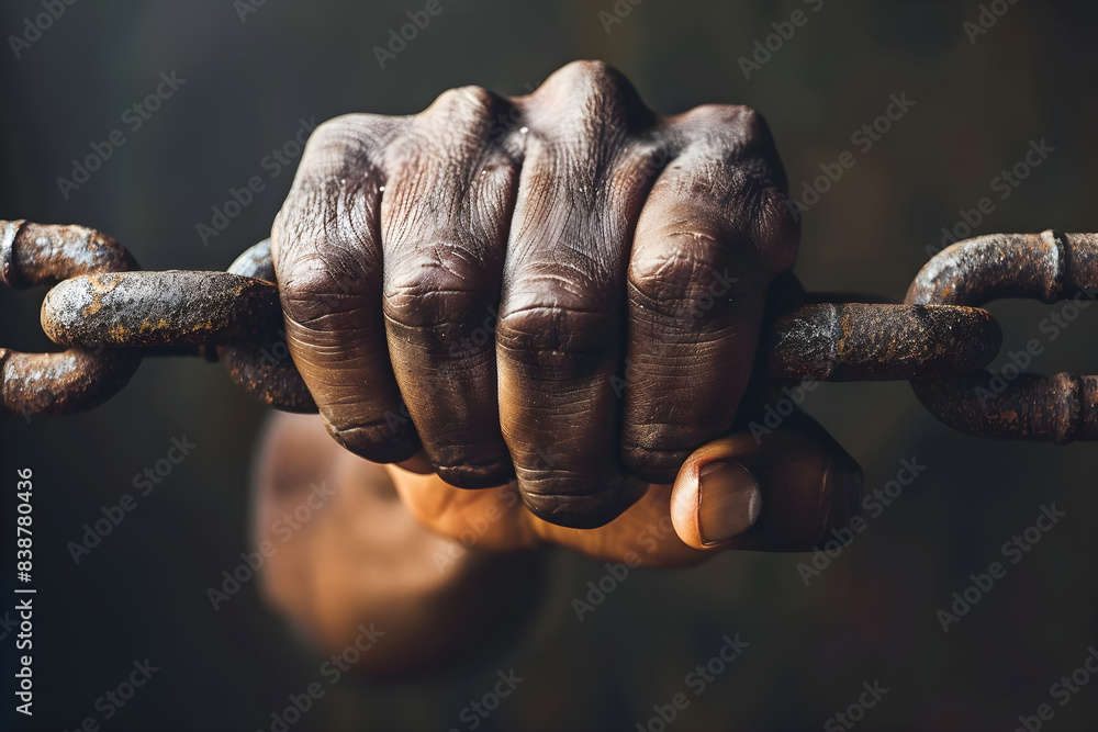 Black Lives Matter protest on Juneteenth Emancipation Day, symbolizing ...