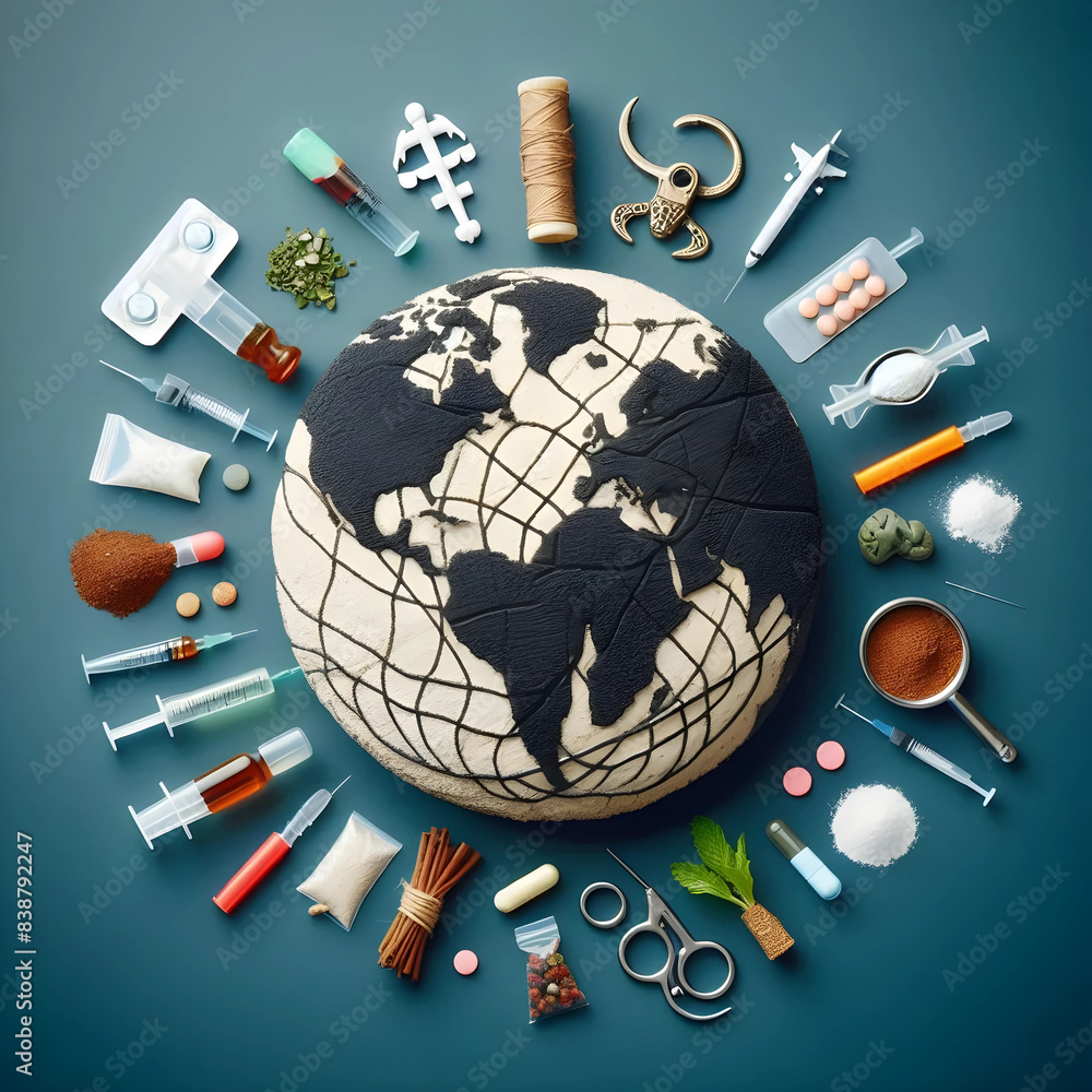 International Day against Drug Abuse and Illicit Trafficking Stock ...