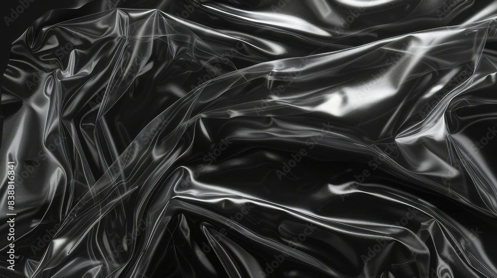 Plastic wrap texture background. Photo overlay effect. Wrinkled ...