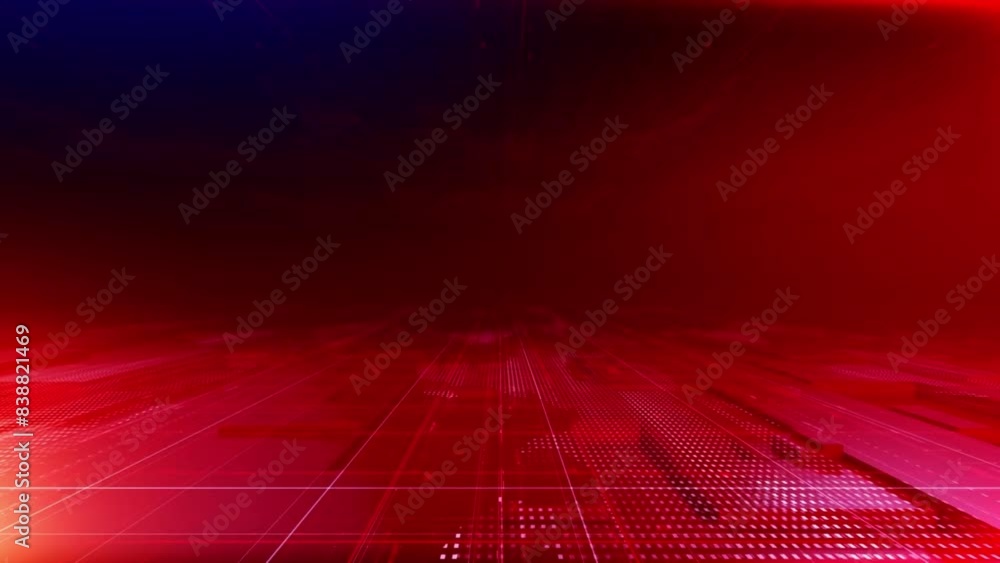 Red News Background loop .World breaking news Studio Background for ...
