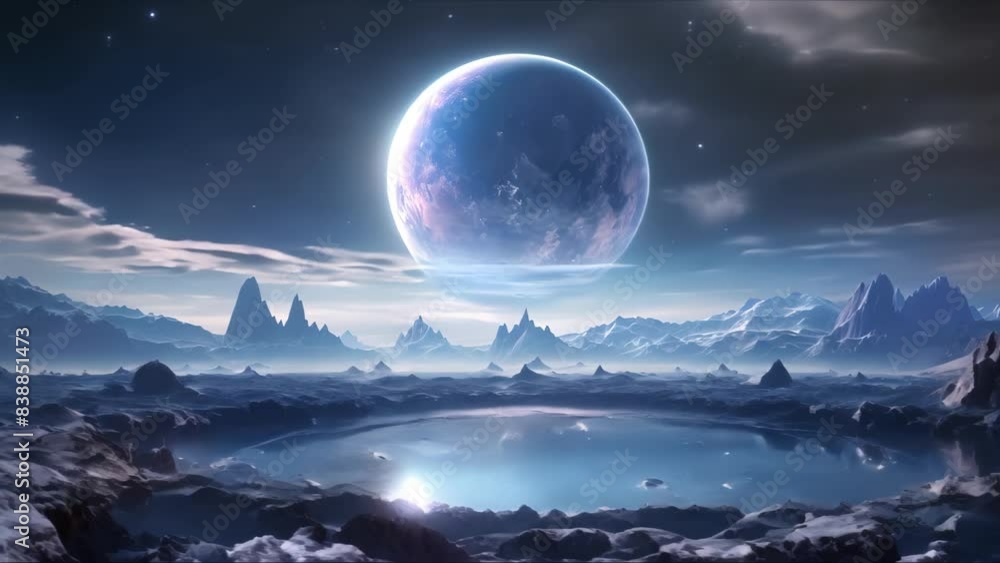 Creating a Sci-Fi Digital Landscape with Suspended Shapes in a Gradient ...