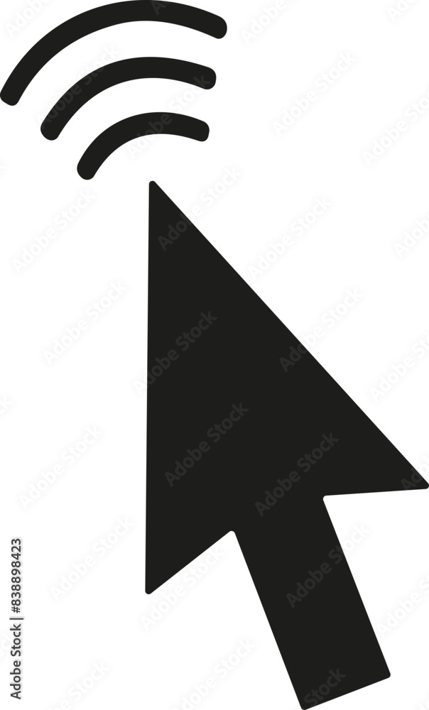 Vetor de Computer flat mouse click cursor arrow icon and loading icons. Cursor icon. Vector ...