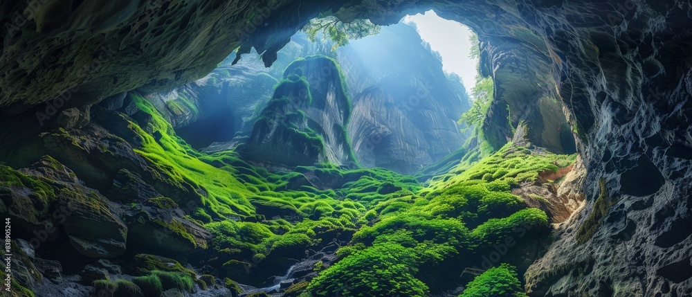 The endless cave, a fascinating marvel of nature, amazes with its ...