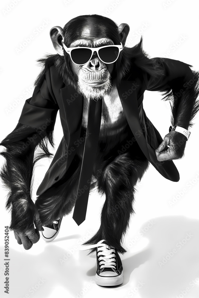 Anthropomorphic Monkey/Ape wearing fashion, Monkey/Ape fashion shows ...