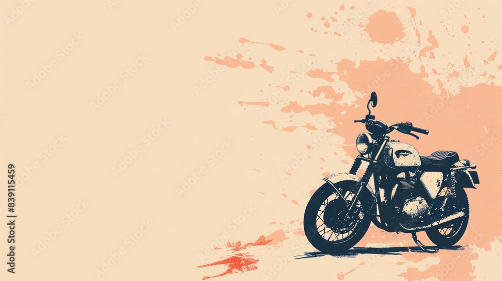 Mods and Rockers, border, background Wallpaper, blank in the middle ...