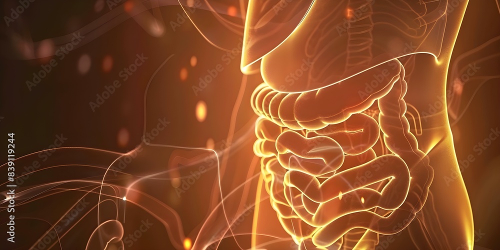 Visual guide exploring human digestive system anatomy in an ...