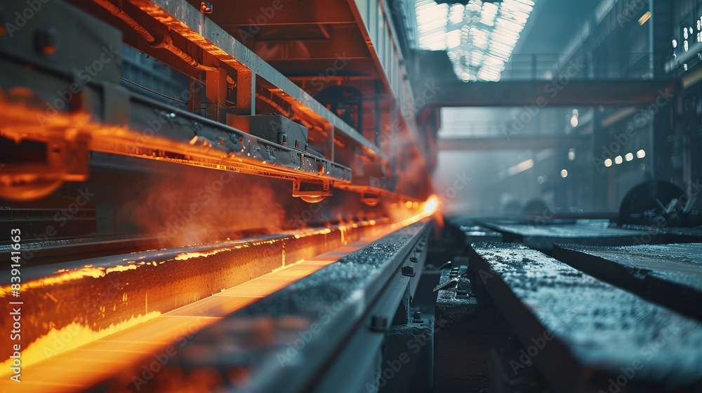 Automated systems managing hot rolled steel production in a factory ...
