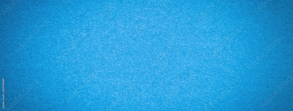Texture of vintage bright blue paper gradient background with dark ...