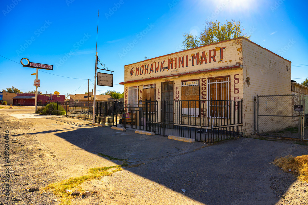 Oro Grande, California, USA - November 3, 2023 : Abandoned Mohawk Mini ...