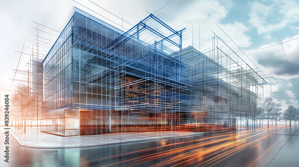 Digital BIM technology revolutionizes architecture and engineering, enabling teams to visualize ...