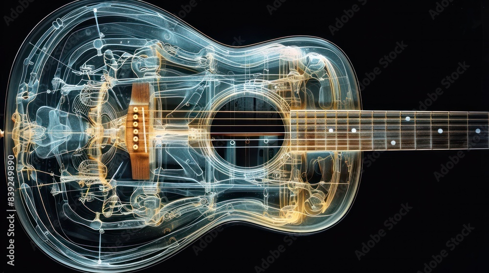 X Ray Revealing the Intricate Craftsmanship of a Classic Acoustic ...