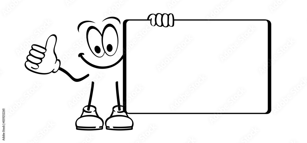 Happy groovy stickman or stick figures man. Comics types, cartoon ...