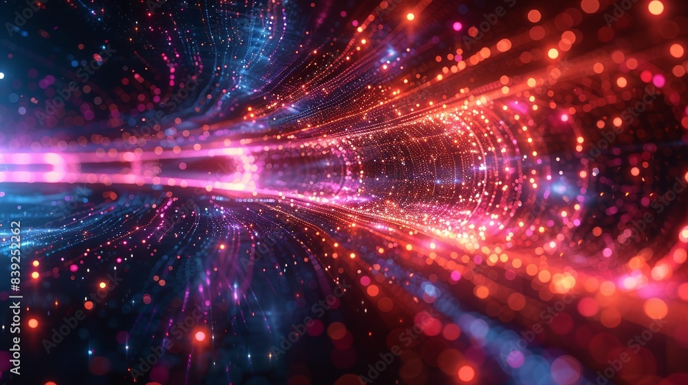 Quantum teleportation depicted as information flowing instantaneously ...