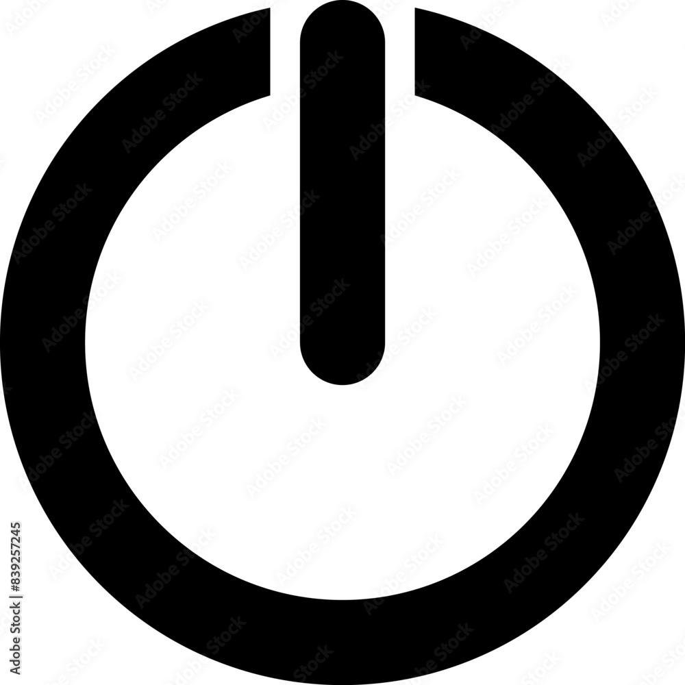 On off icon. Power Button. On-Off switch symbol in modern style for web ...