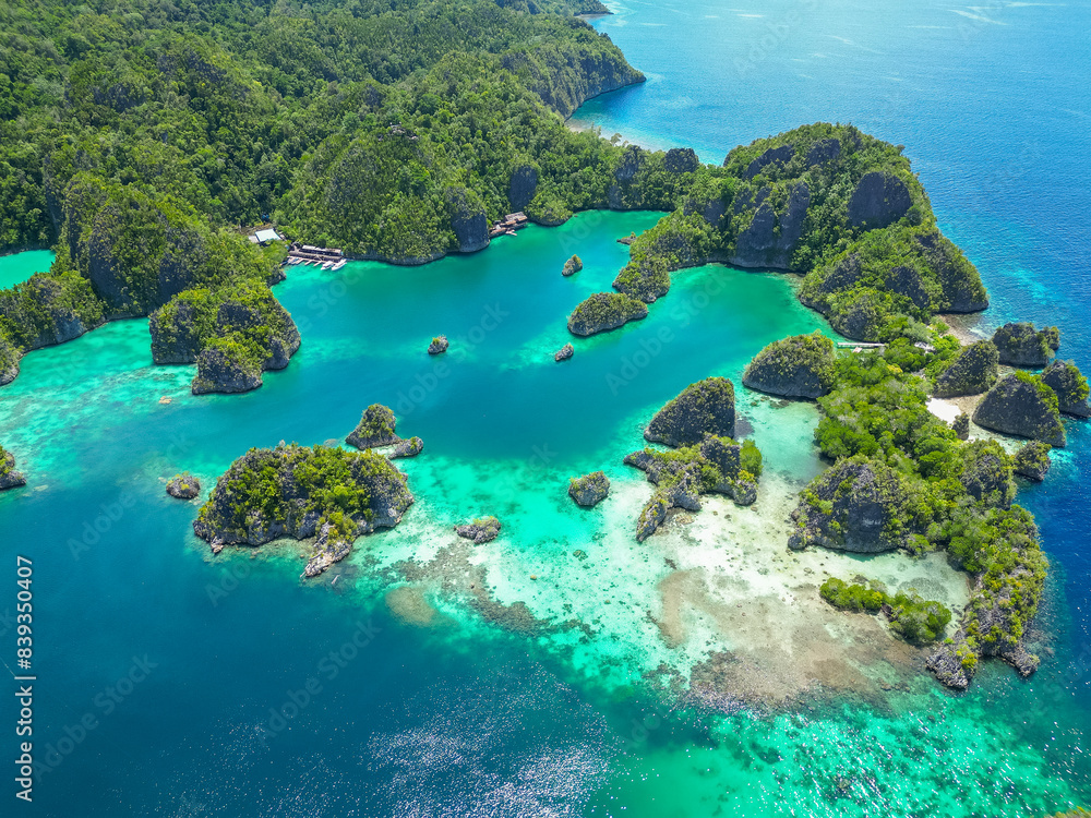 Raja Ampat, Indonesia: Aerial view of the Piaynemo viewpoint famous for ...
