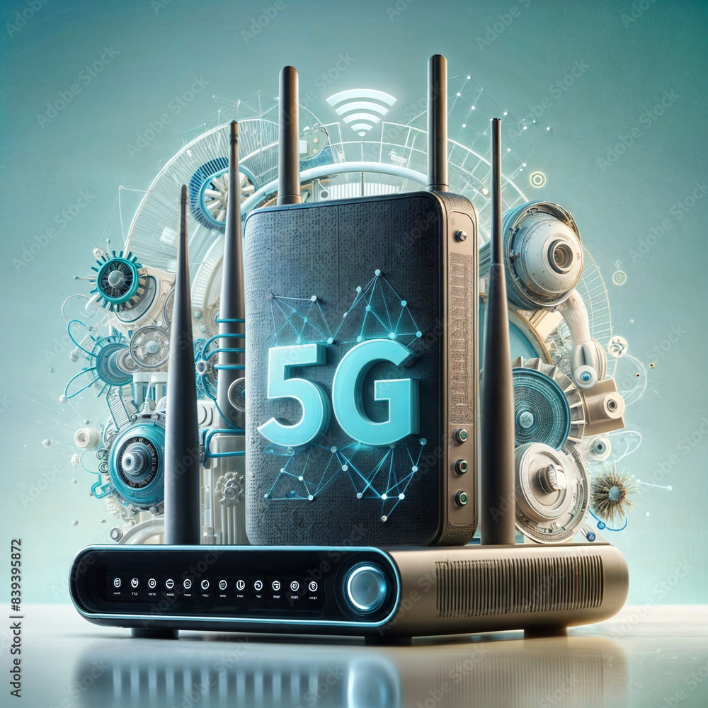 generic modern high speed 5g next generation router for home secure ...