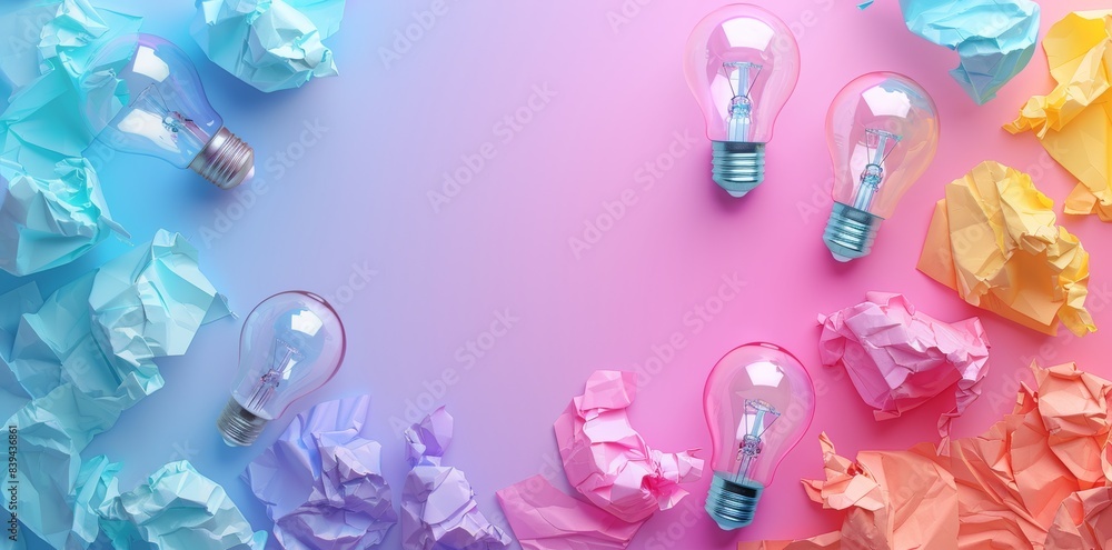 For notes related to creative ideas, we see a yellow background with a ...