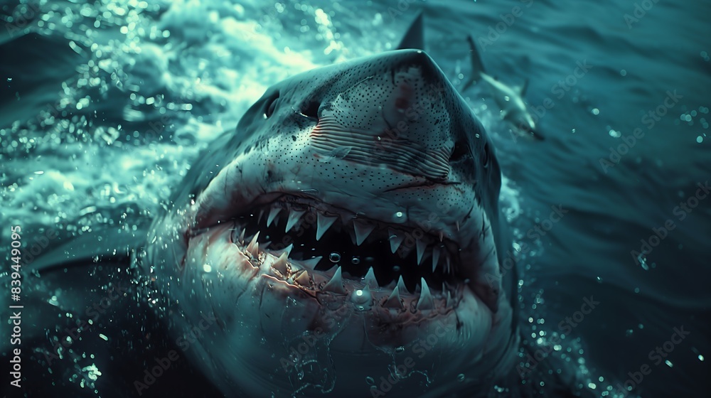 shark open mouth deep teeth wide best closeup rugged book professional ...