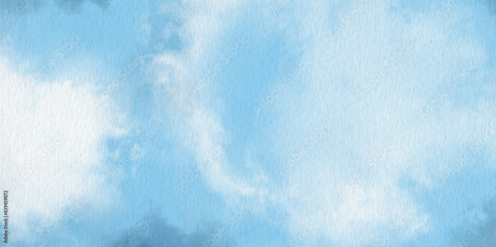 plantilla artística, abstracta, de acuarela, azul, turquesa, celeste ...