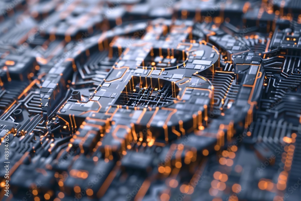 A sleek and modern design of the Bitcoin logo, emphasizing its digital ...