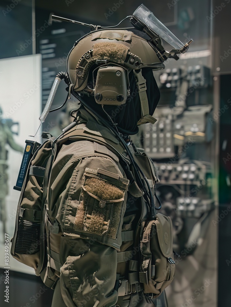 Exhibition of the latest in tactical communication gear for special ...