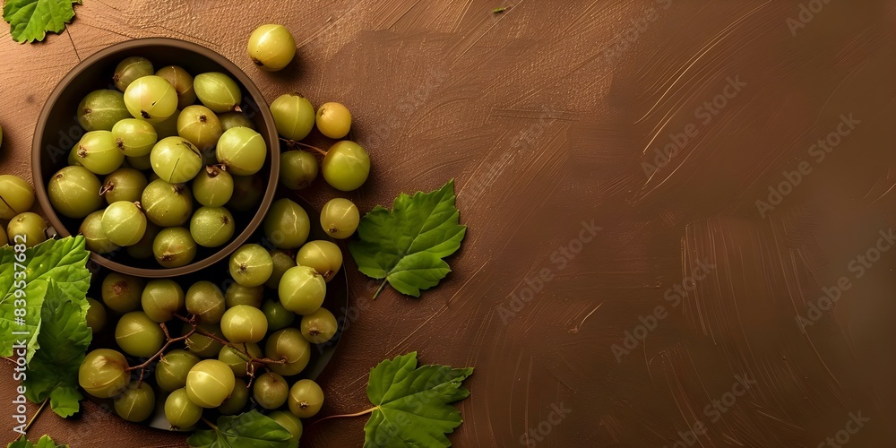 Amla Indian gooseberry is a key ingredient in traditional Indian ...