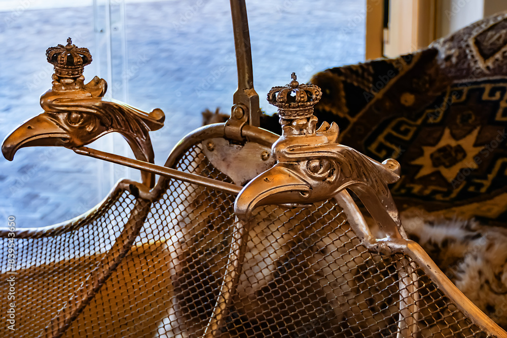 Historic Castle Het Loo, Royal stables. Exhibition about different ...