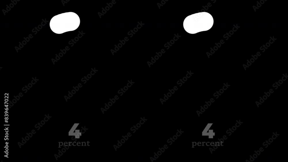 Progression Circular Bar, two bars loading progress bars animation ...