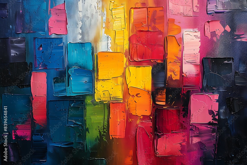 Spectrum of Intersection Step into world of vibrant diversity abstract ...