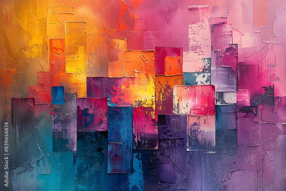 Spectrum of Intersection Step into world of vibrant diversity abstract ...