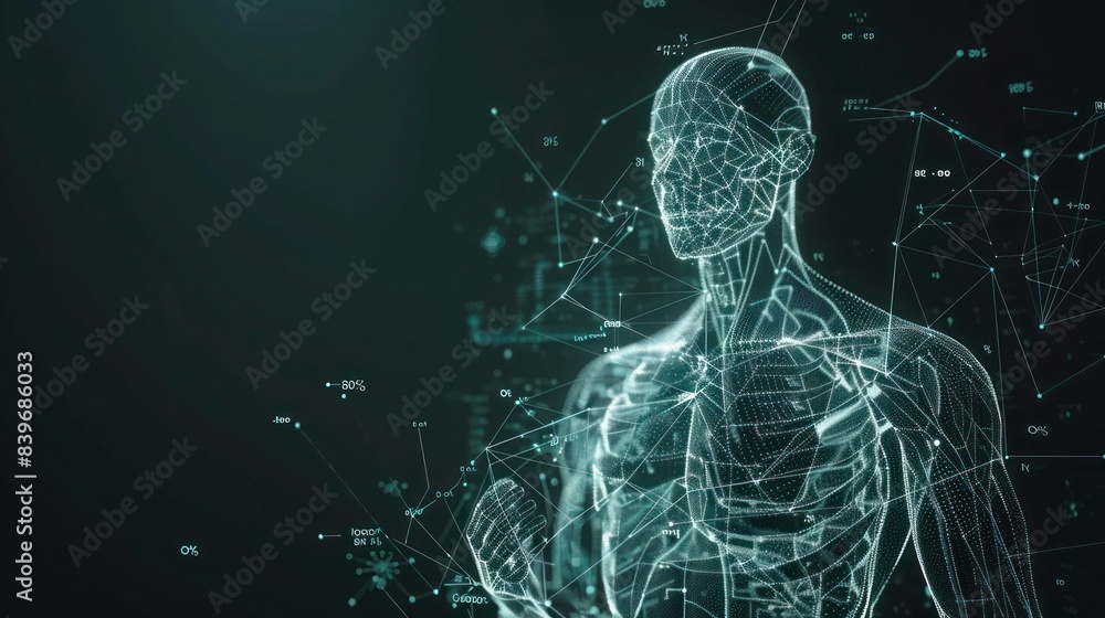 health future design on hi tech background. hud interface elements of ...