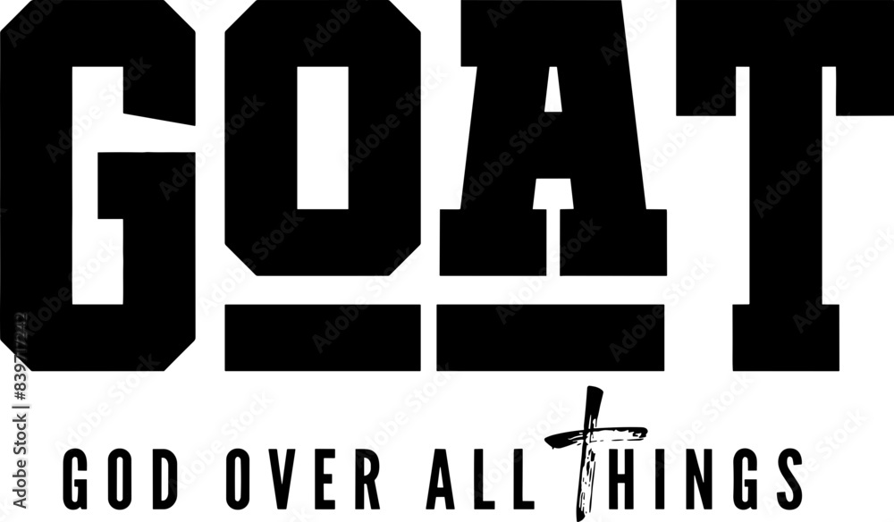 God Over All Things svg, Bible verse svg, Christian shirt svg, GOAT ...