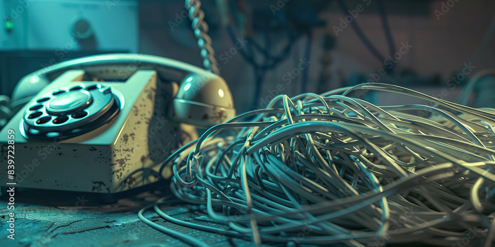 The Ephemeral Network: A tangled mass of ethernet cables, vanishing ...