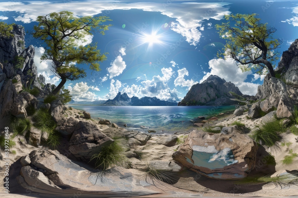 HDRI 360 maps for 3D lighting and post production natural landscapes 8K ...