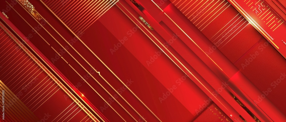 Abstract red background. Minimalist style cover template with vibrant ...