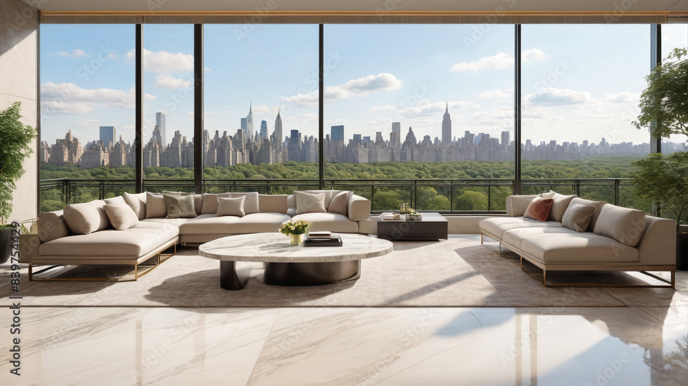 Penthouse Overlooking Central Park: A Lavish New York City Apartment ...