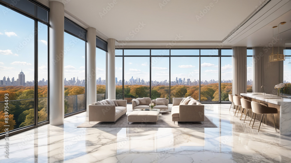 Penthouse Overlooking Central Park: A Lavish New York City Apartment ...