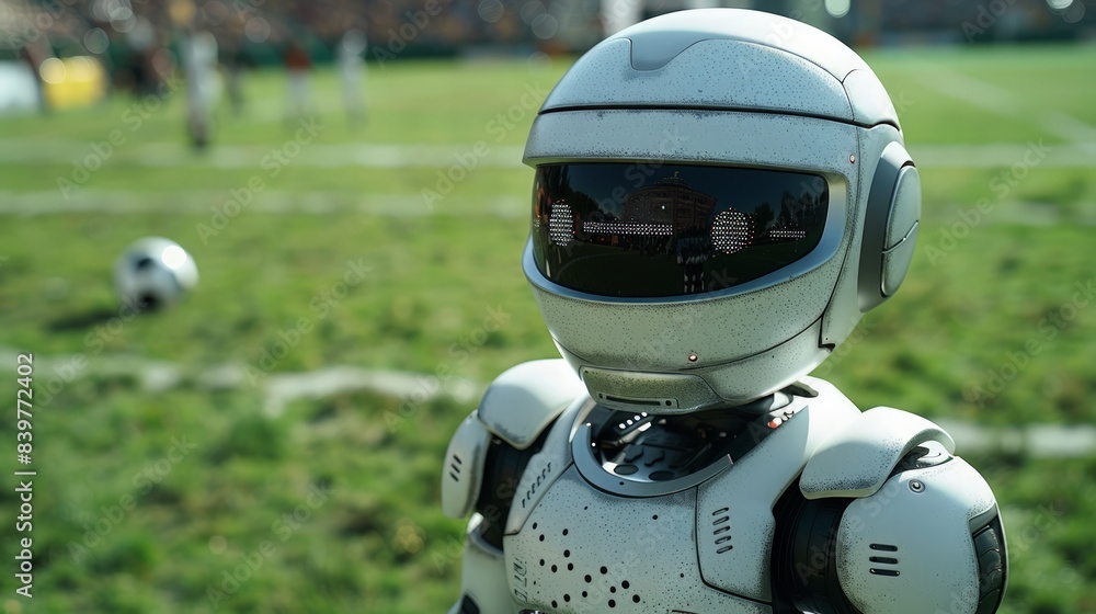 Robot referees in football: Design a match where robot referees ensure ...