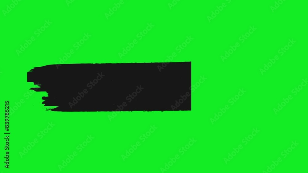 paint white brush stroke transition animation Green Screen, paint brush ...