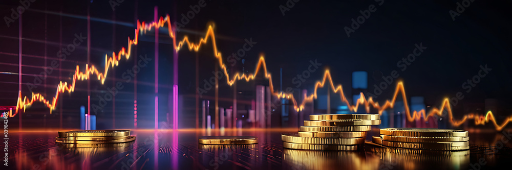 finance background depicting the stock market, featuring a dynamic ...