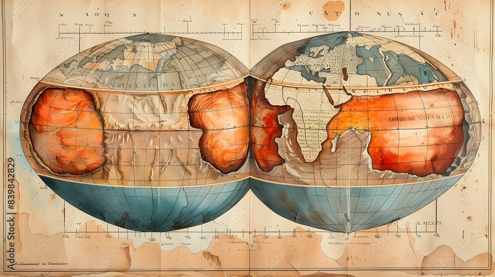 Intricately Detailed Cutaway Diagram of the Earth s Geological Layers ...