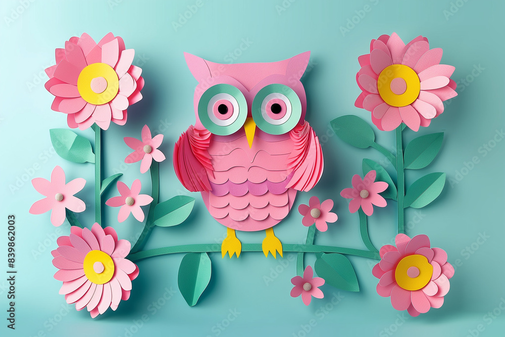 Paper cut art, Layered paper craft animals, 3D paper sculptures, Multi ...